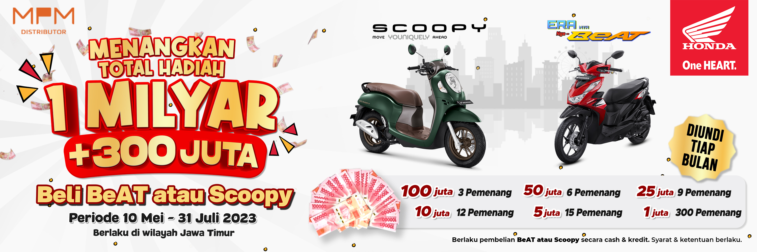 MPM Honda Jatim: Distributor Motor Honda Jawa Timur